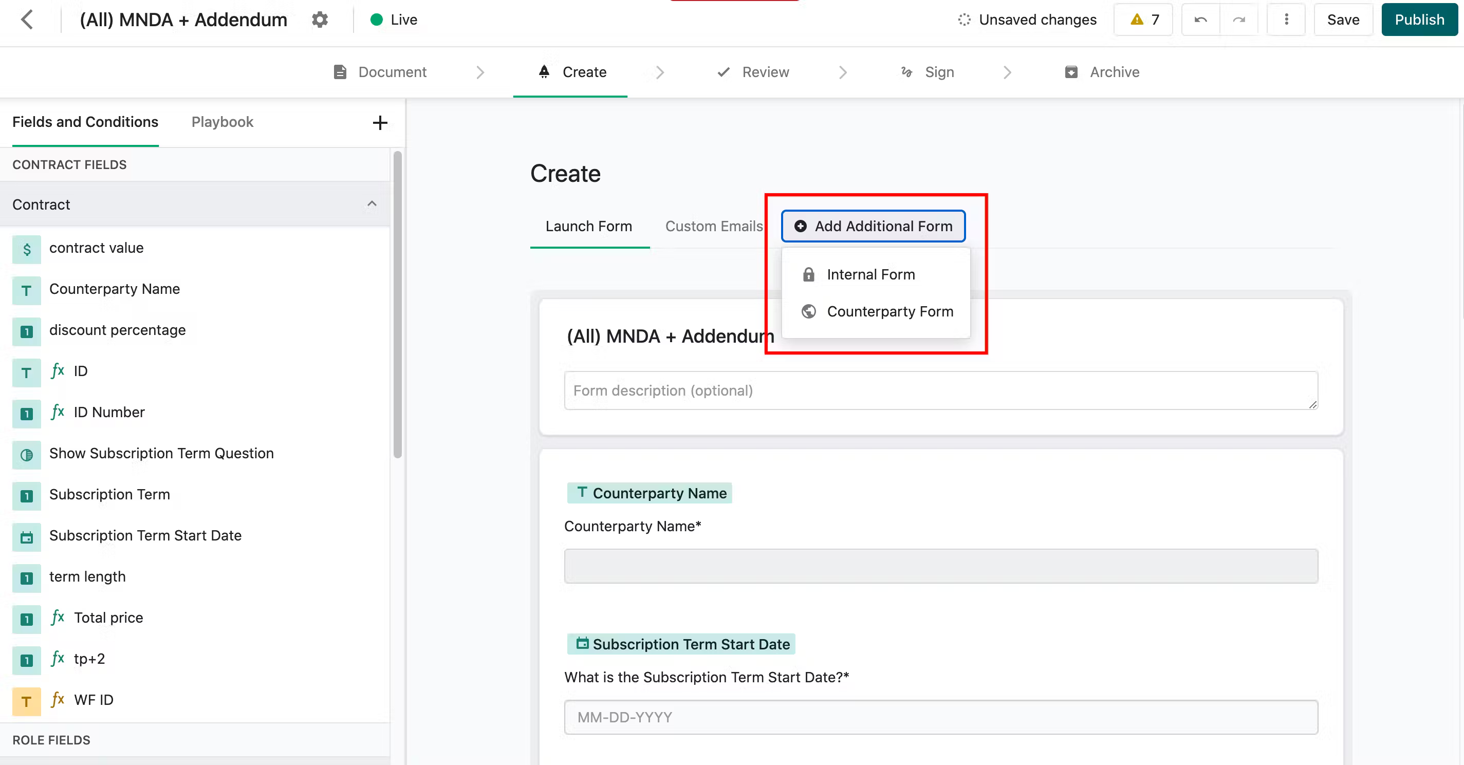 Form Types in Workflow Designer – Ironclad
