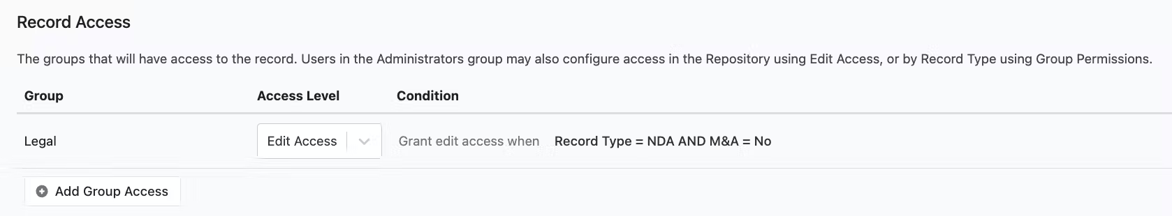 Change Repository Group Permissions from Record Type to Per Record ...