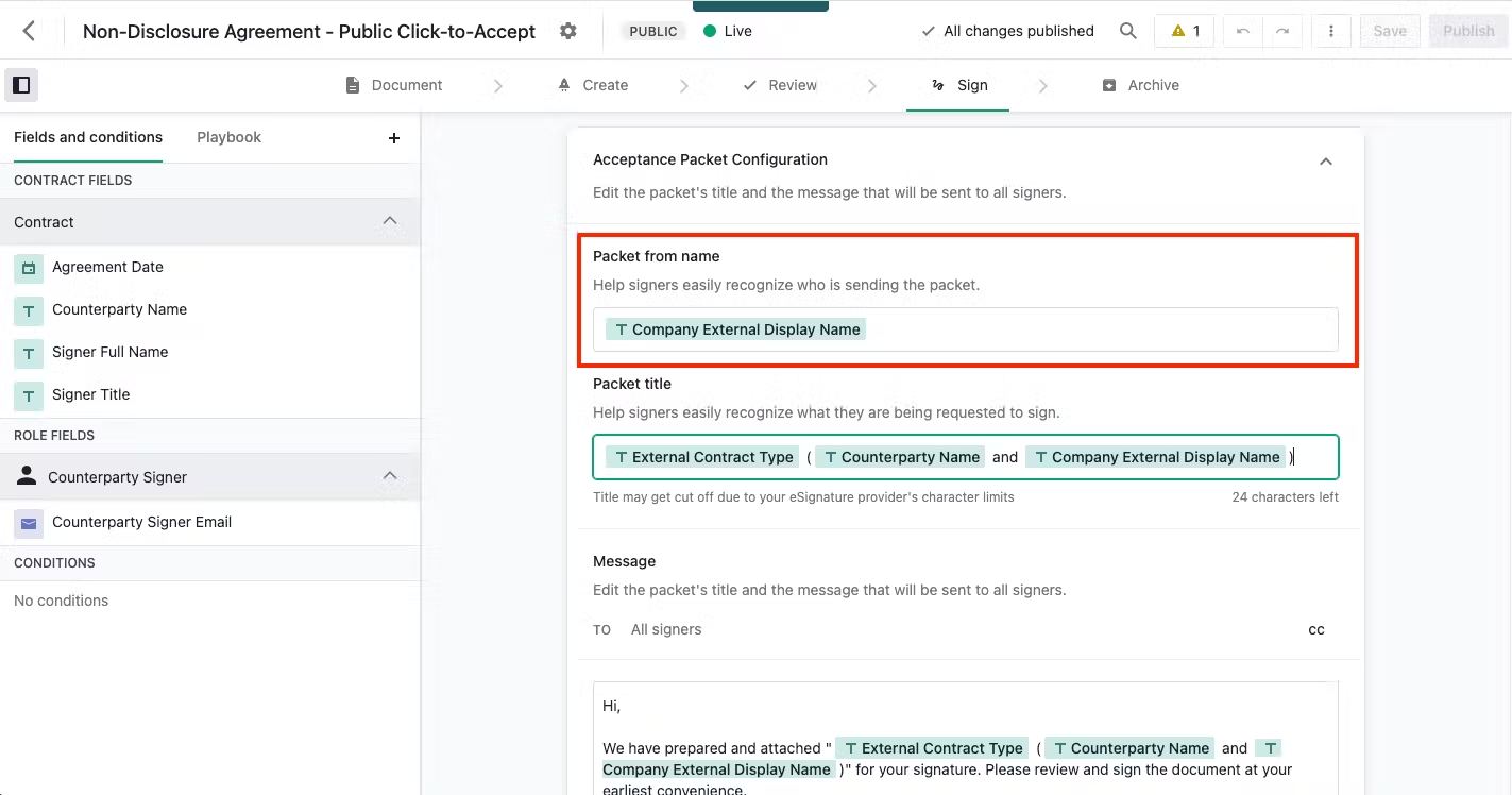 Customize Emails for Public Workflows and Workflows with Click-to-Accept – Ironclad