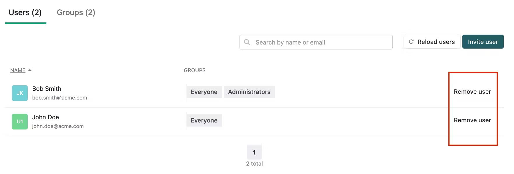 Manage Users – Ironclad