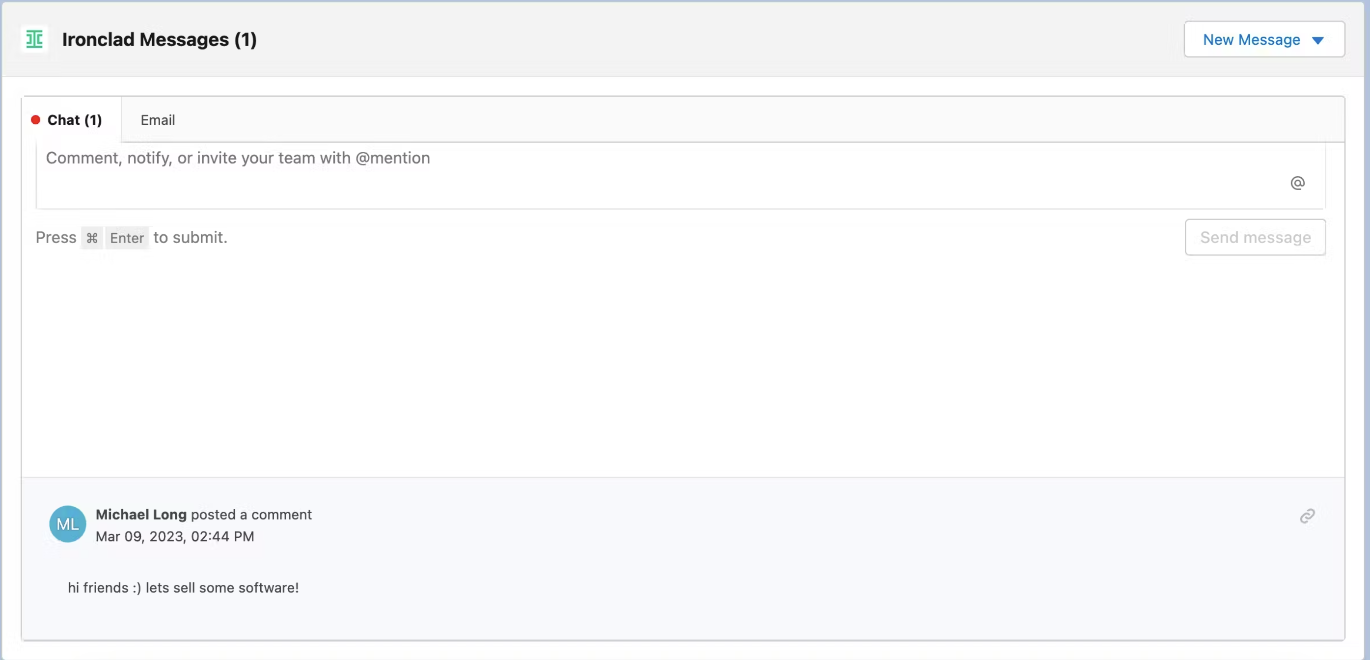 Set Up The Ironclad Messages Lightning Component – Ironclad