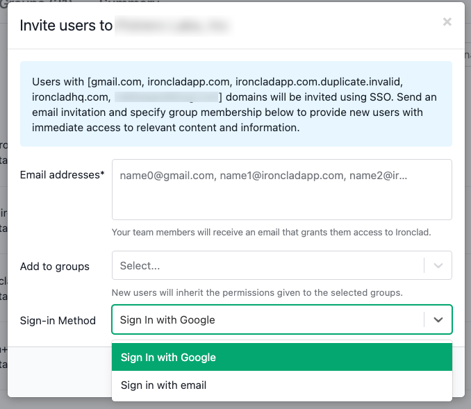 Manage Users – Ironclad