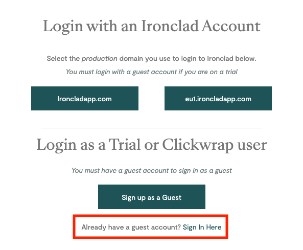 Log into Ironclad Academy – Ironclad