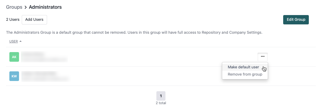 Manage Groups – Ironclad