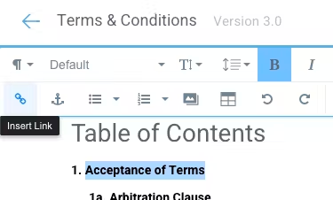 Use the Clickwrap Editor – Ironclad