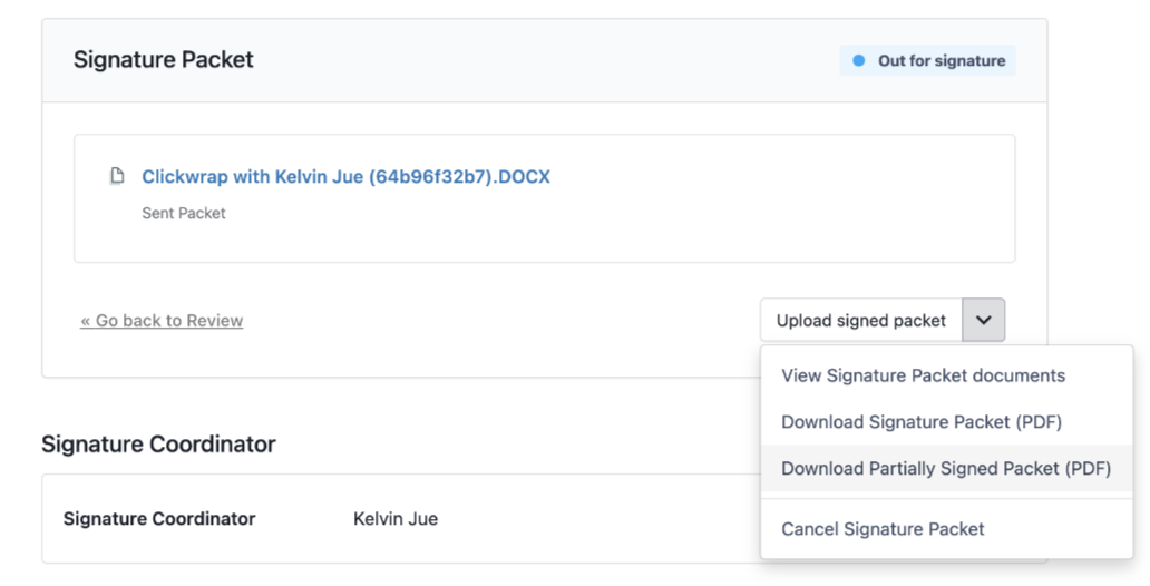 Manage Signatures During the Sign Step – Ironclad