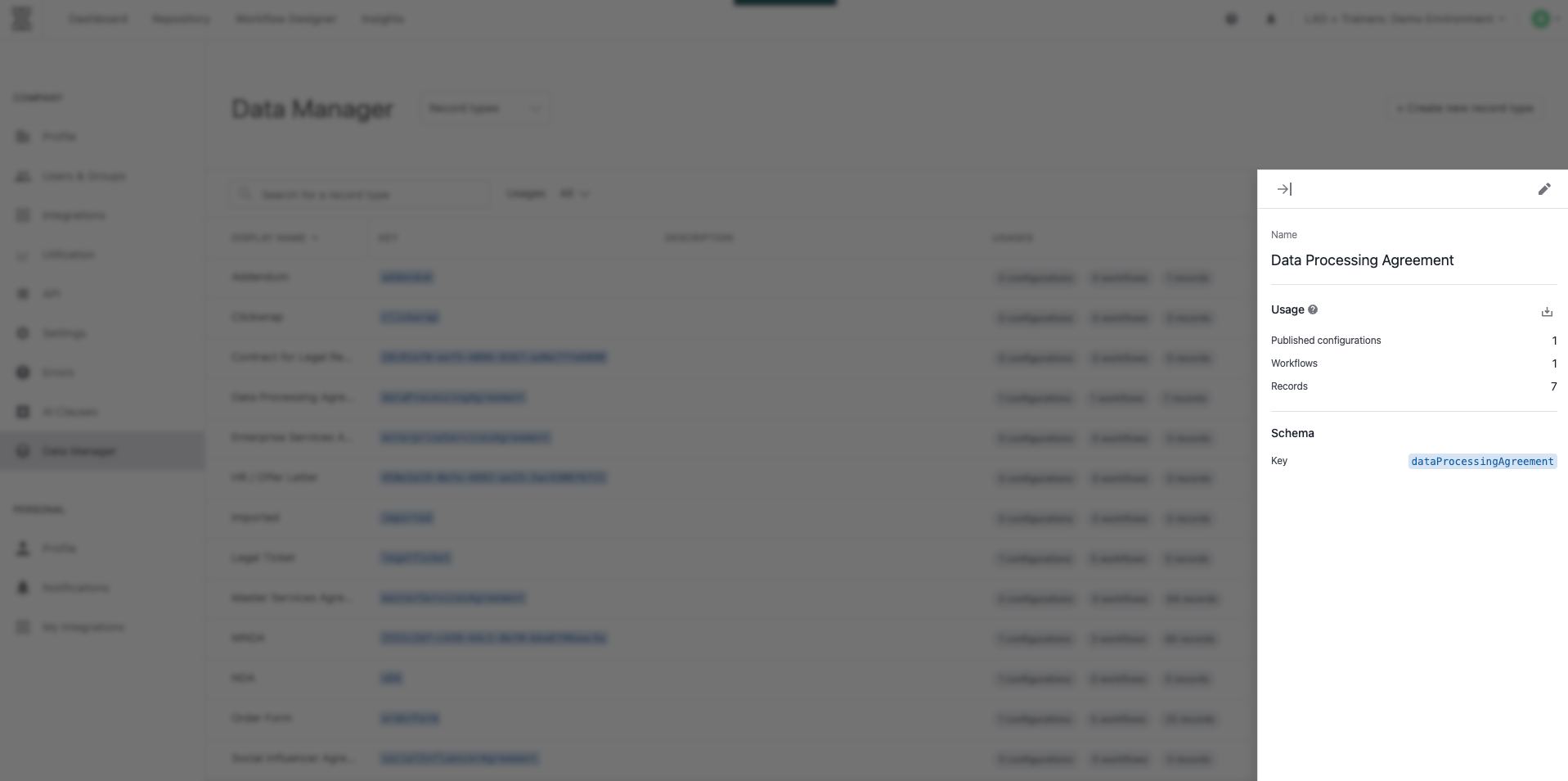 Data Manager Overview – Ironclad