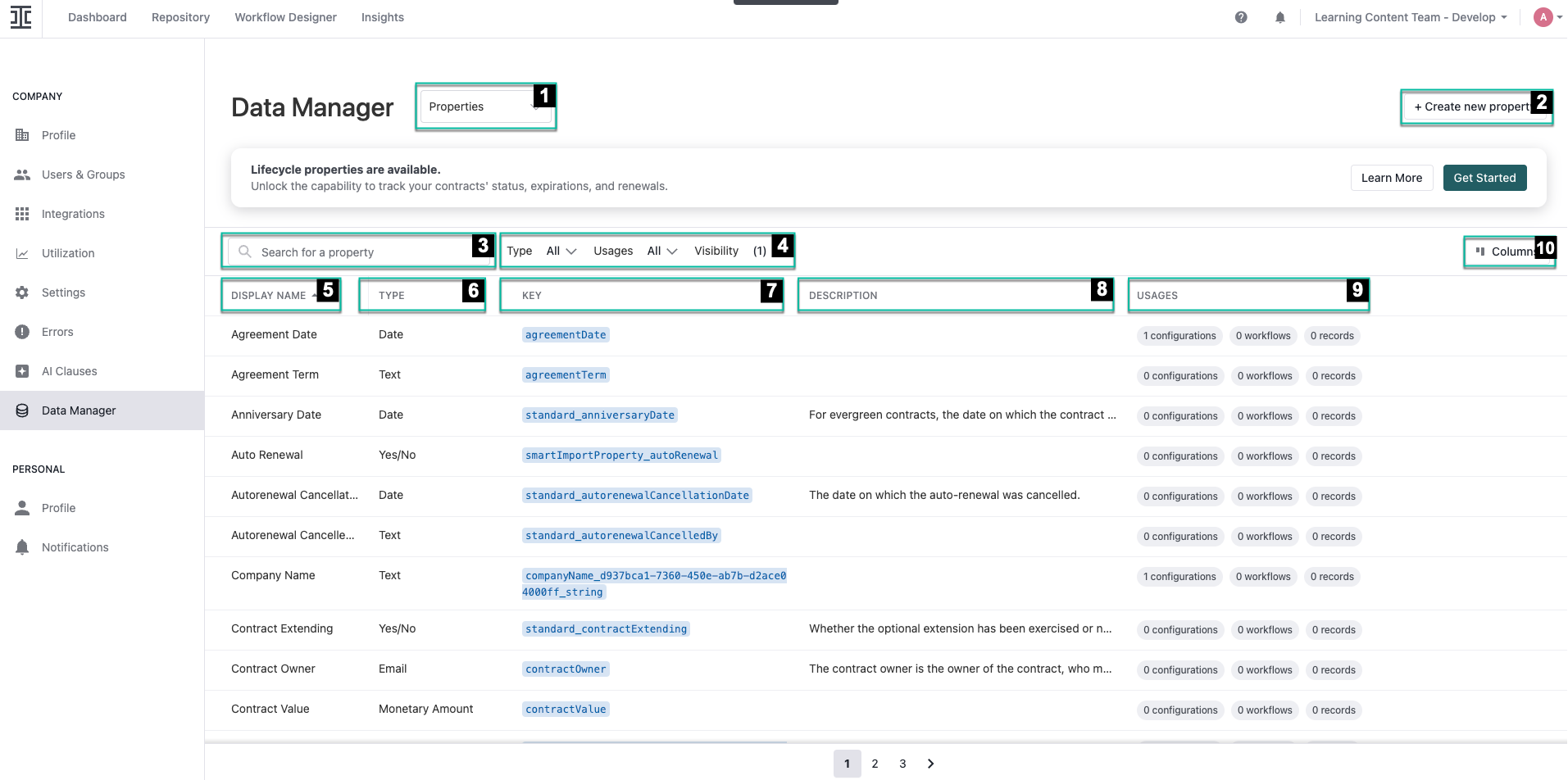 Data Manager Overview – Ironclad
