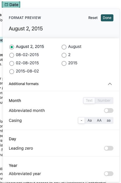 Manage Template Tagging – Ironclad