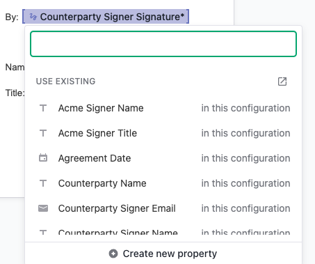 Configure Signatures – Ironclad
