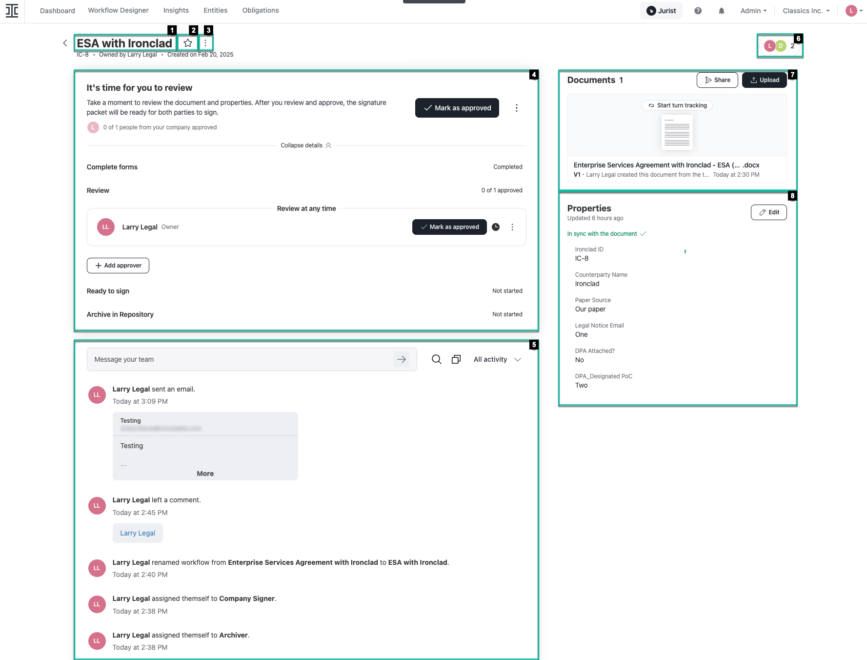 Workflows Overview – Ironclad