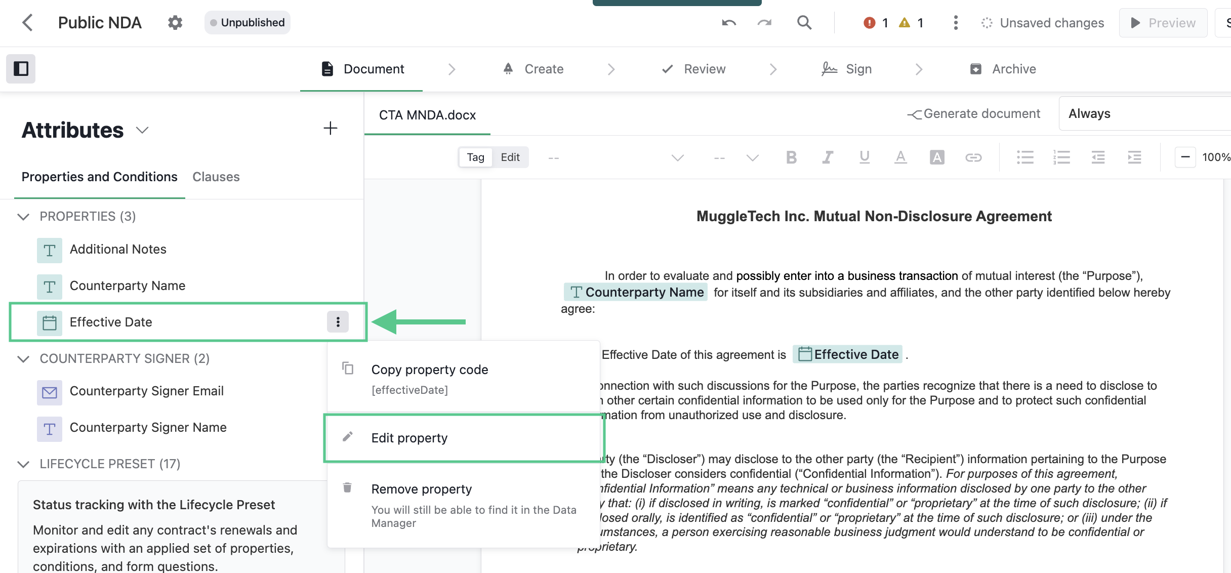 Recipe: Build a Low Touch NDA via a Public Workflow – Ironclad