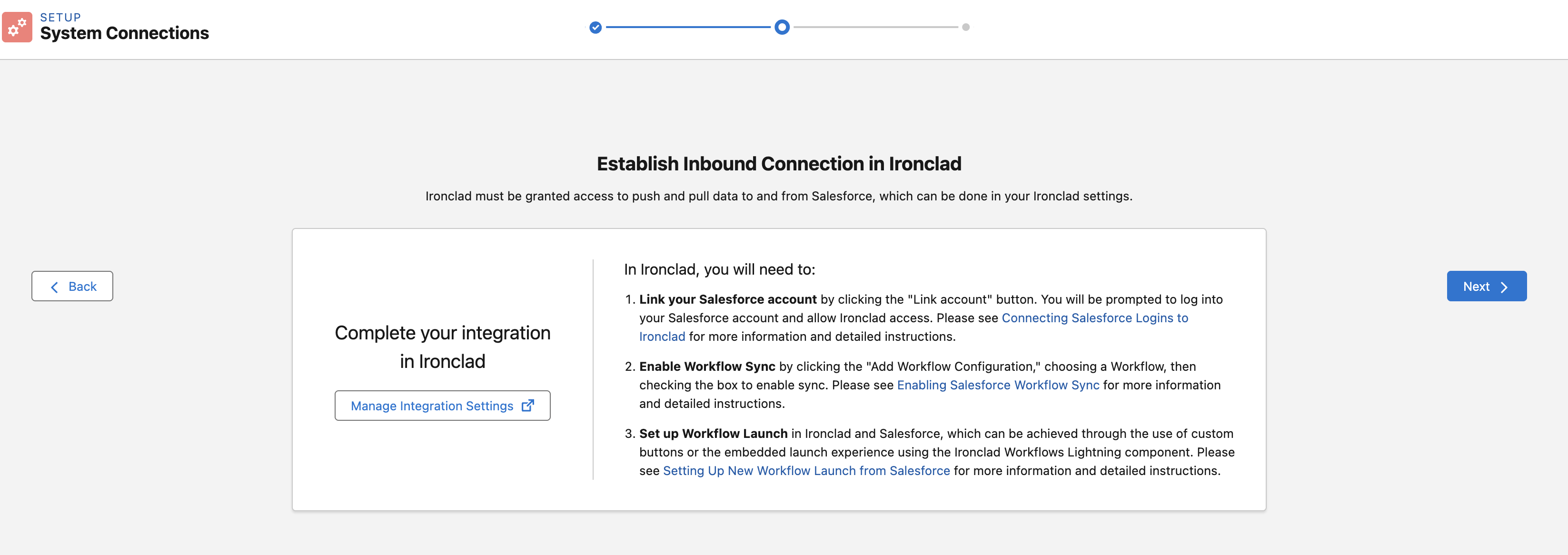 Resolve Salesforce OAuth Linking Issues in Ironclad – Ironclad
