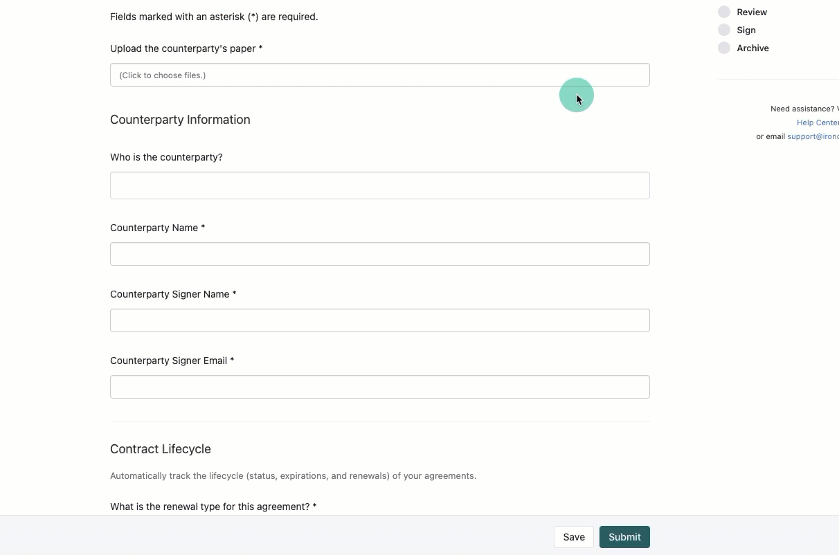 Use Entities to Populate Information on Launch Forms – Ironclad