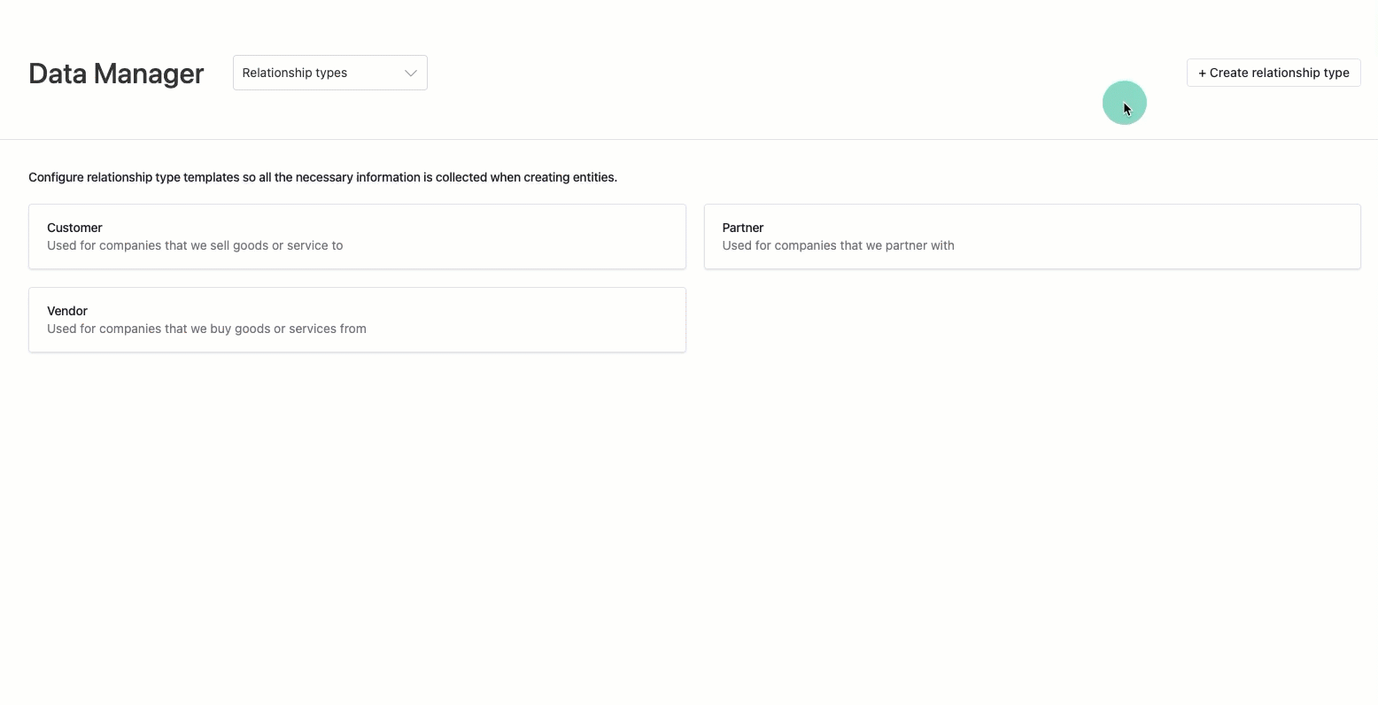 Create and Manage Relationship Types – Ironclad