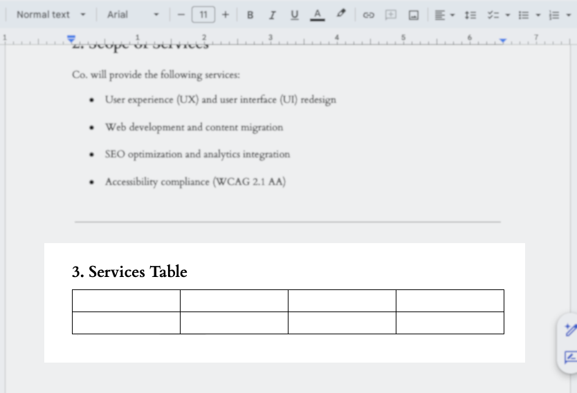 Create Tables with Variable Rows in Workflow Designer – Ironclad